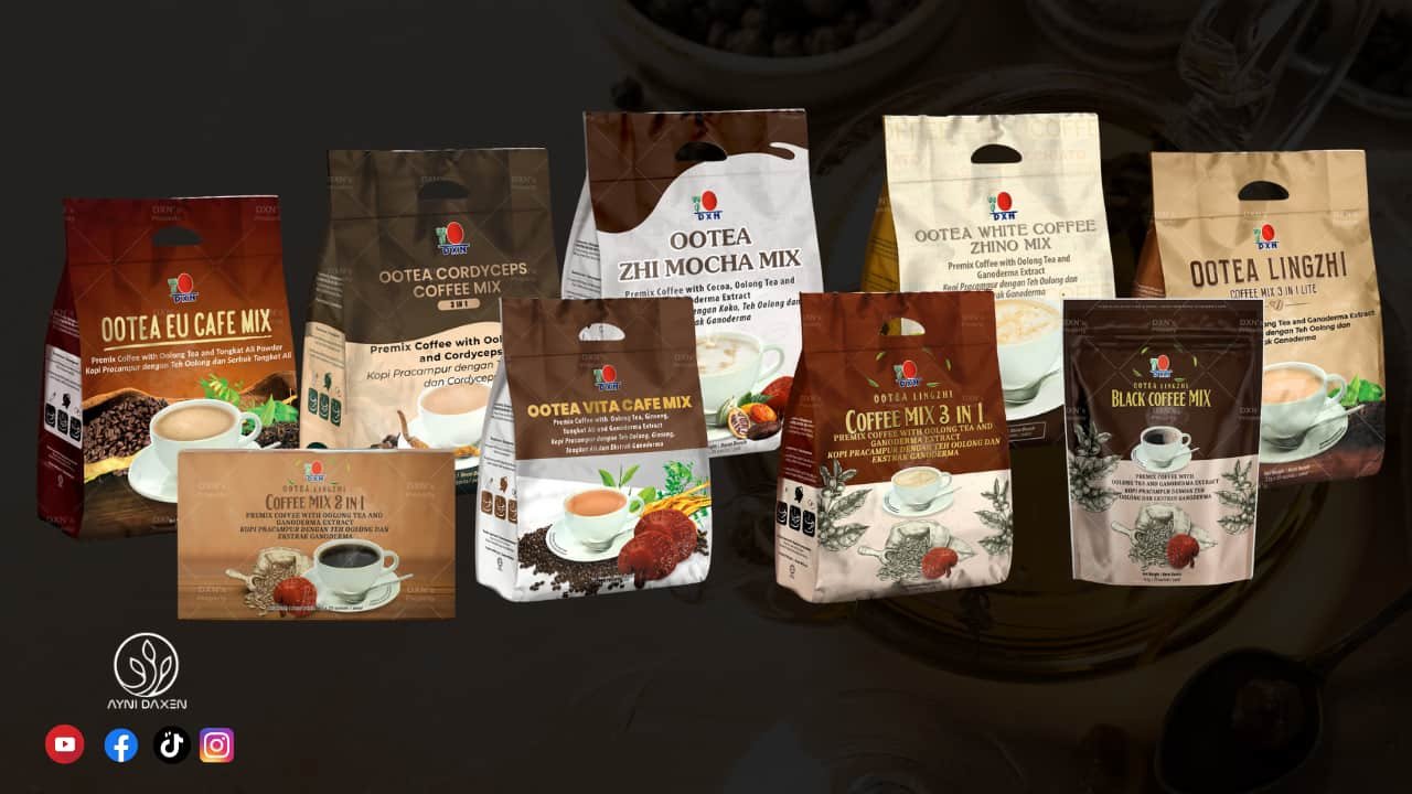 DXN Ootea Series | Fusión de Café, Chocolate, té y Ganoderma