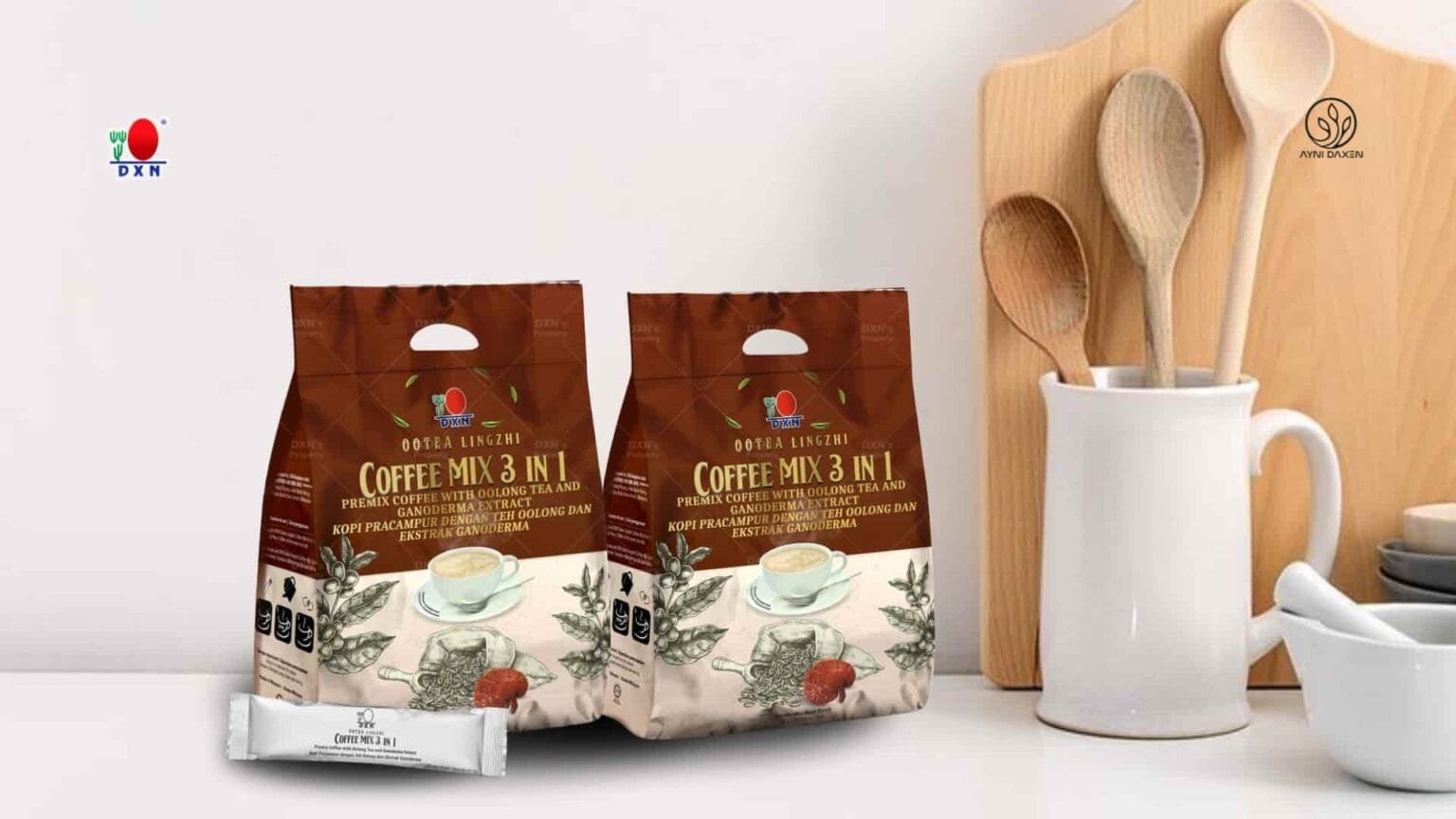 Ootea Lingzhi Coffee Mix 3 in 1 DXN: café saludable